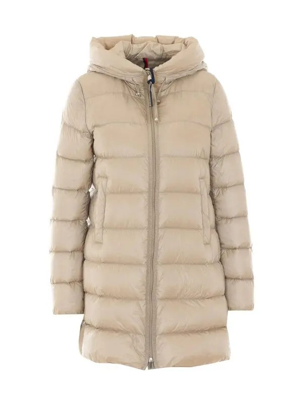 Moncler Suyenne Long Parka - Cream