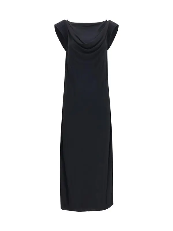 Bottega Veneta Viscose Crêpe Jersey Dress - Black