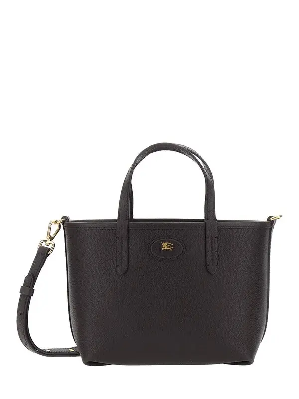 Burberry Leather Reversible Tote Bag - Multicolor