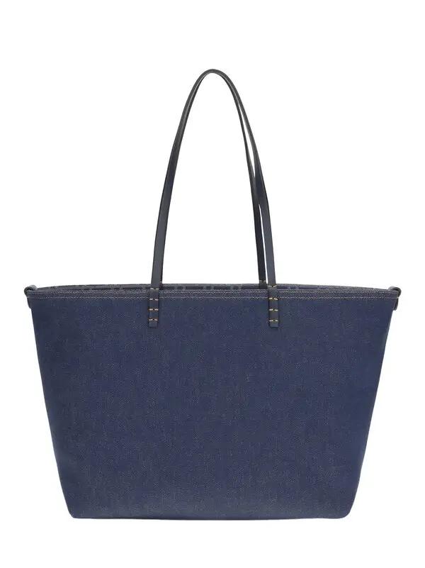 Fendi Reversible Denim Tote Bag - Blue