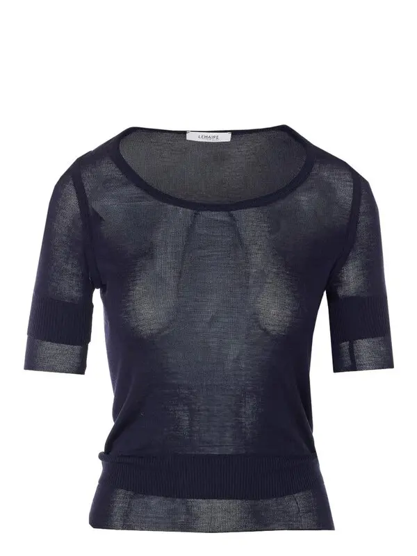LEMAIRE Seamless Trompe L'oeil T-shirt - Blue