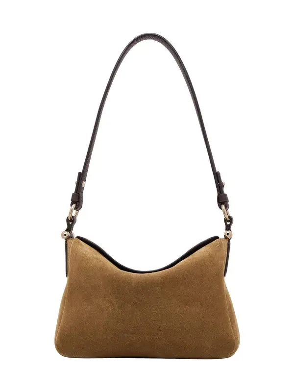 Strathberry Sway Leather Shoulder Bag - Brown