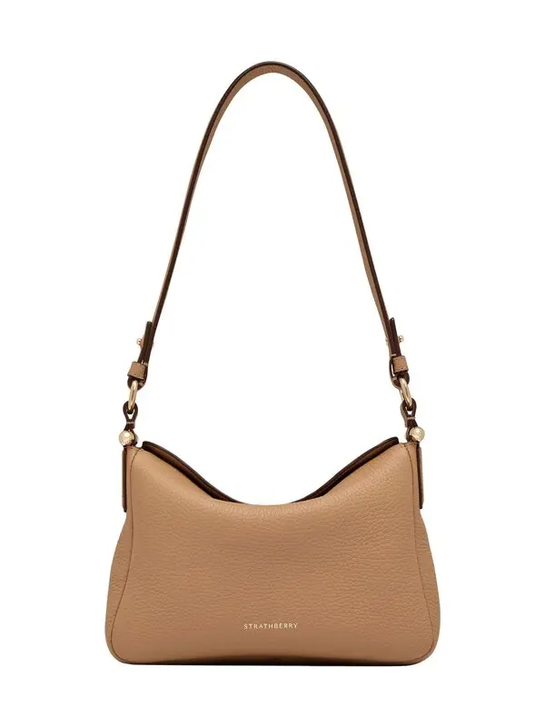 Strathberry Sway Leather Shoulder Bag - Brown