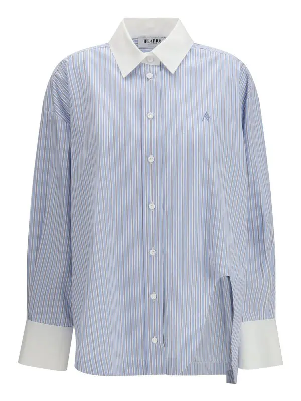Attico Striped Shirt - Blue