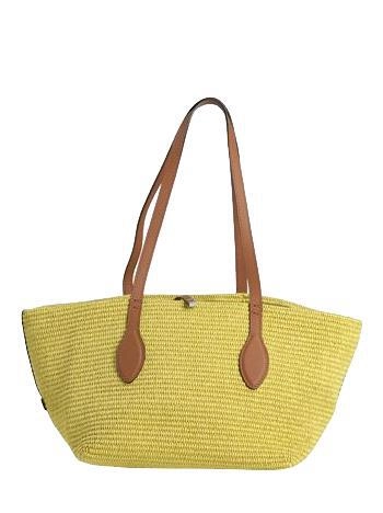 GIANNI CHIARINI Textile Fibers Shoulder Bag - Yellow