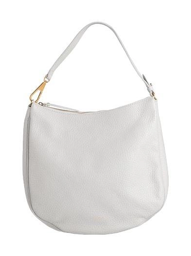 GIANNI CHIARINI Pebbled-leather Hobo Handbag - Grey