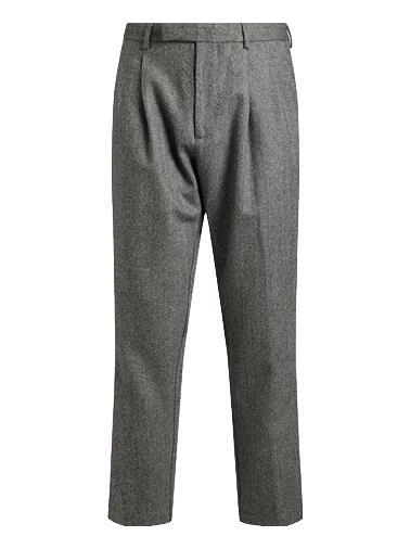 CRUNA Virgin Wool Tailored Trousers - Grey