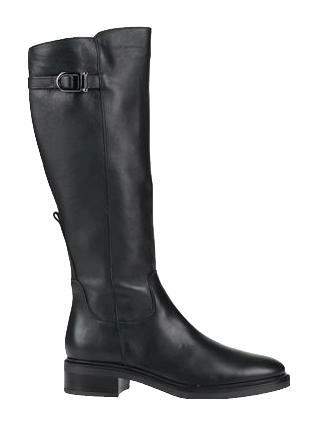 DIVINE FOLLIE Leather Knee High Boots - Black