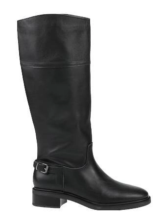 DIVINE FOLLIE Leather Riding Boots - Black