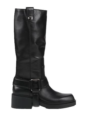 VIC MATIE Leather Knee High Boots - Black