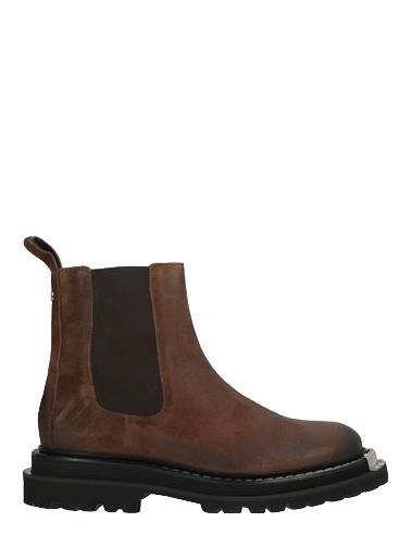 Sandro Leather Ankle Boots - Brown