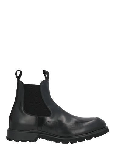 GIOVANNI CONTI Calfskin Chelsea Boots - Black