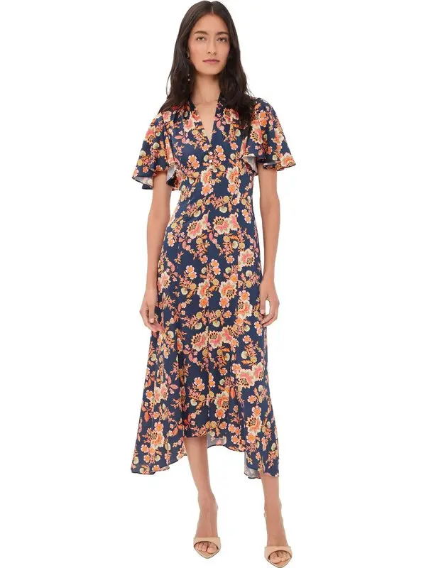 Shoshanna Cinnie Dress - Navy Multi