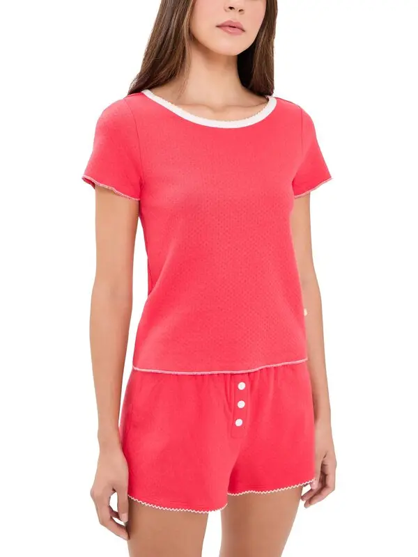 Morgan Lane Baby Jean Tee - Cherry