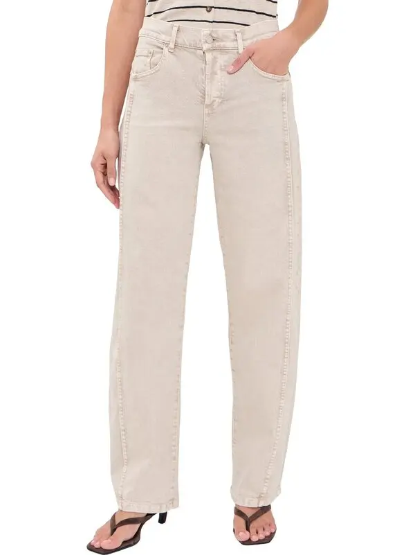 LE JEAN Nomad Tuck Jeans - Desert Sands