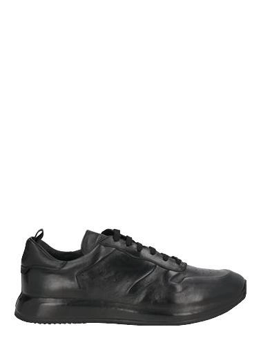 Officine Creative Leather Sneakers - Black