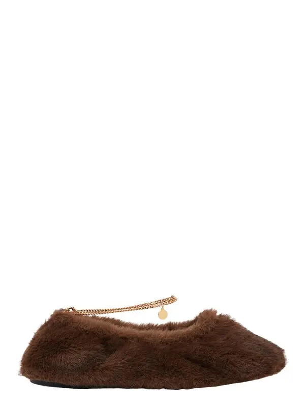 Stella McCartney Chain Ballerina Flats - Brown