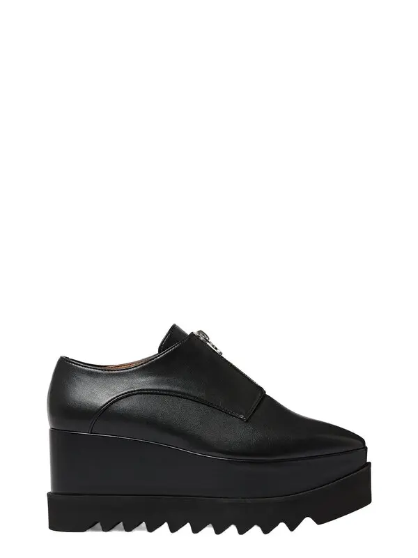Stella McCartney Elyse Zip Platforms - Black
