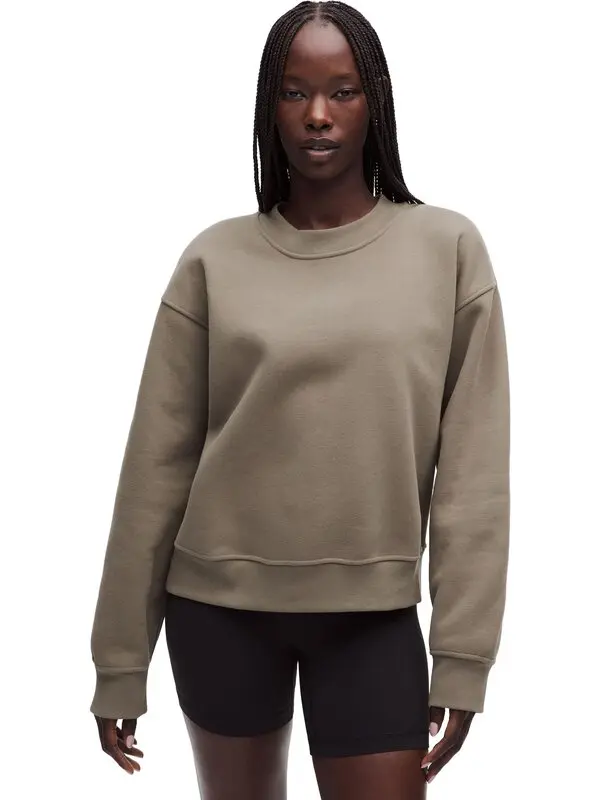 Lululemon Steady State Superloft Crew Sweatshirt - Cypress Forest