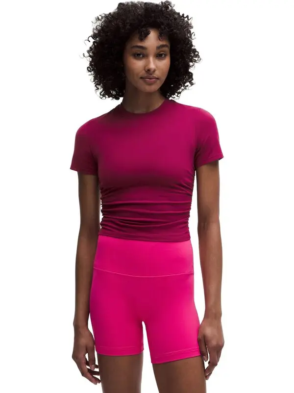 Lululemon All It Takes T-shirt - Raspberry Rave