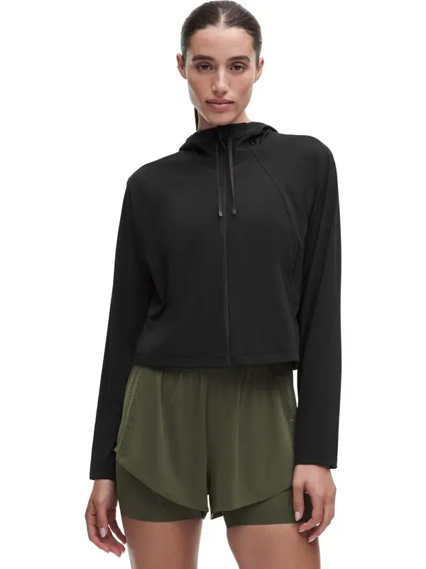 Lululemon Sleek Perforated Running Jacket - Black