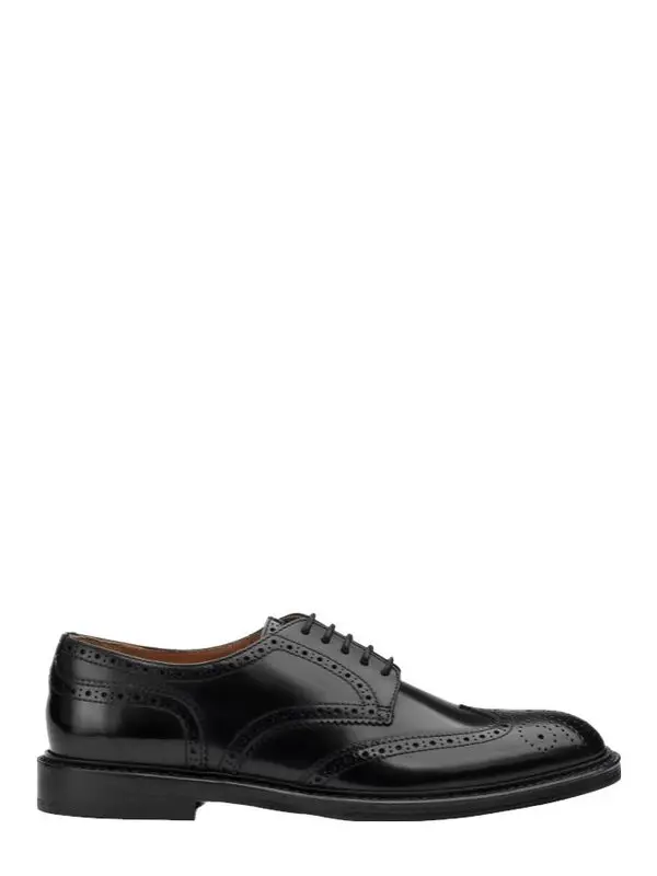 DOUCAL'S Dovetail Lace-up Shoes - Black