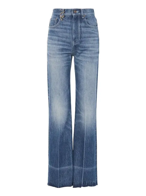 Chloé High-waisted Bootcut Jeans - Blue