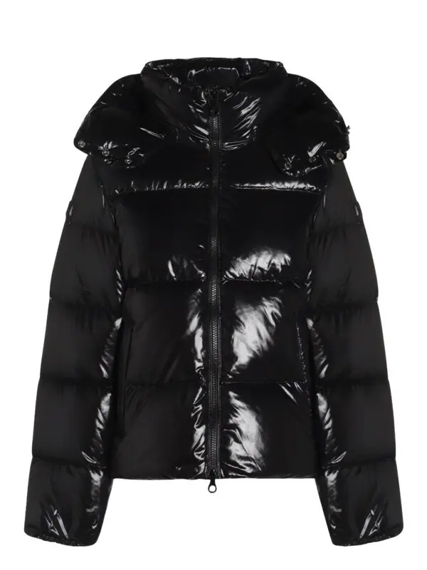 Duvetica Quilted Hooded Puffer Jacket - Black