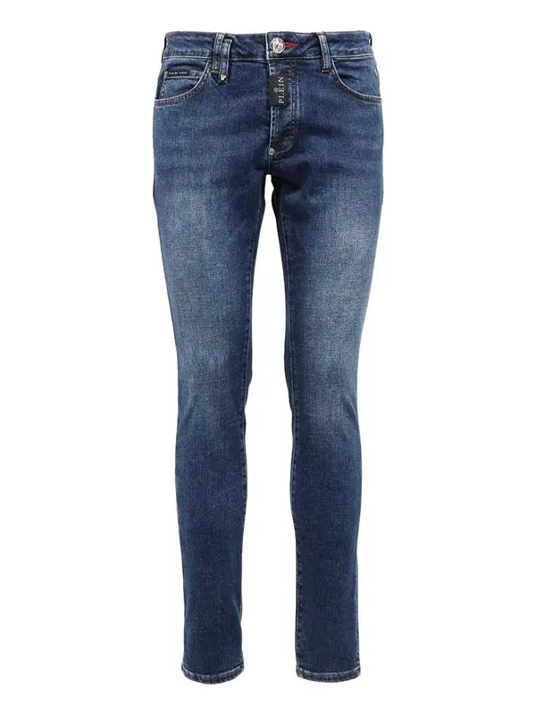 Philipp Plein Belt-loop Jeans - Blue