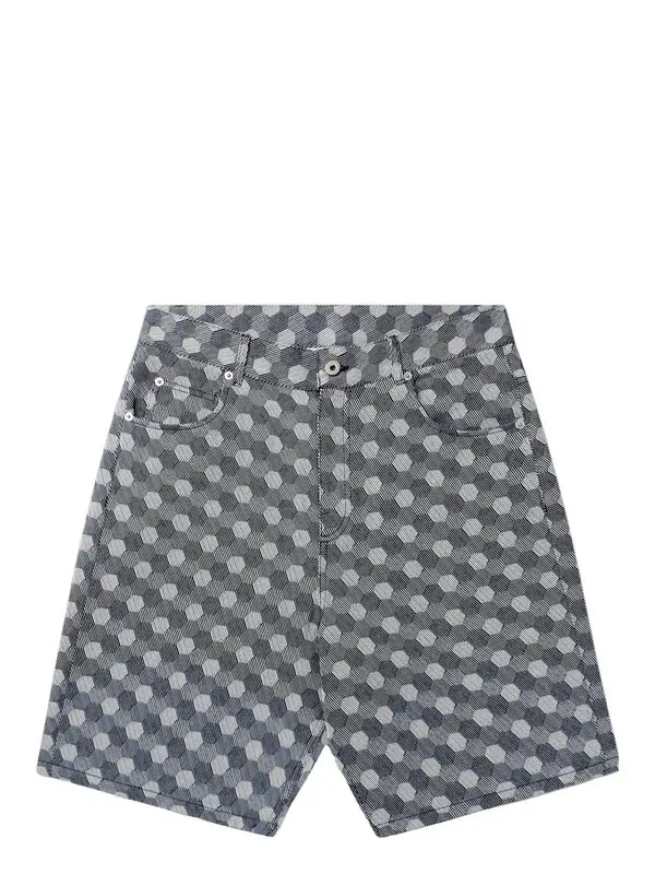 BALR. Hexagon-pattern Shorts - Gray