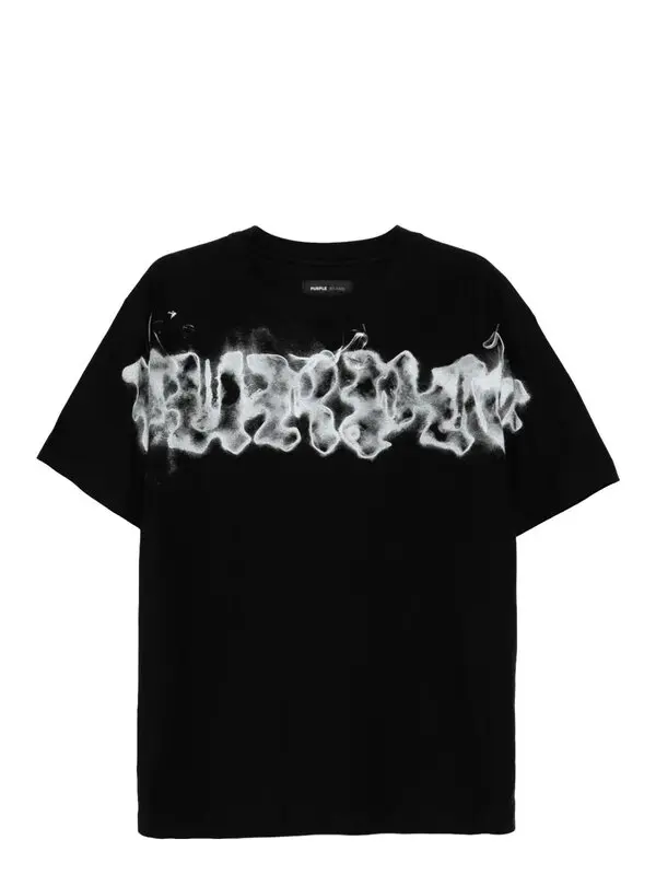 PURPLE BRAND Graphic-print T-shirt - Black