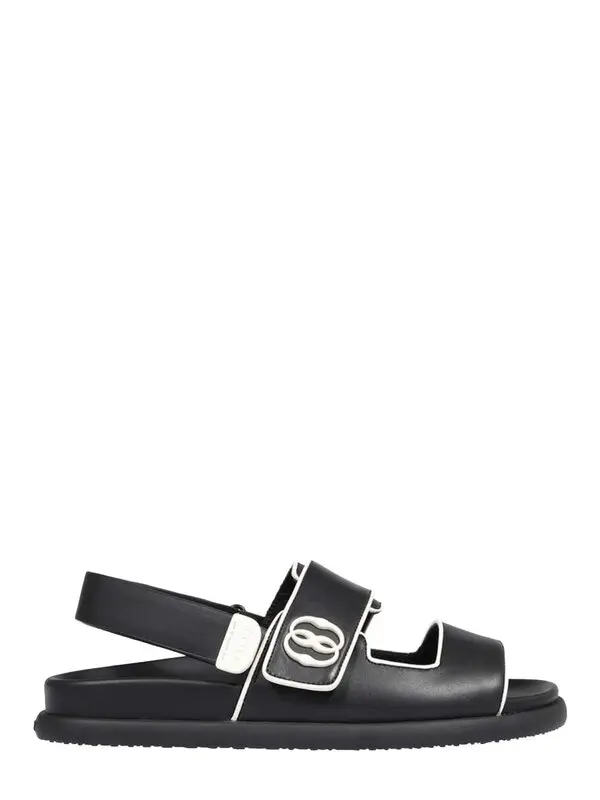 Bally Nyla Logo Plaque Sandals - Black