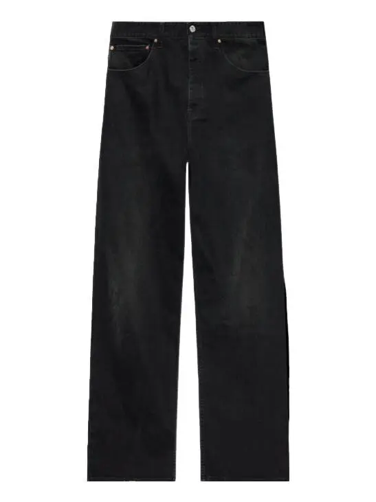 Vetements Oversized Haute Couture Jeans - Black