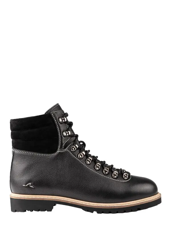 Paul & Shark Leather Booties - Black