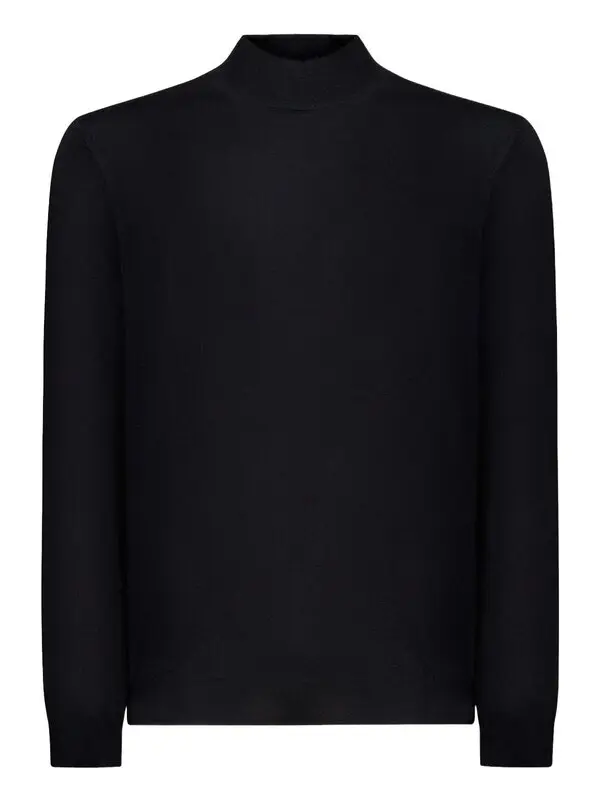 ZANONE Mock-neck Sweater - Black