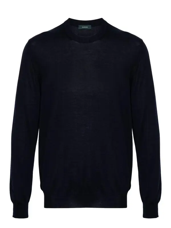 ZANONE Crewneck Jumper - Midnight Blue