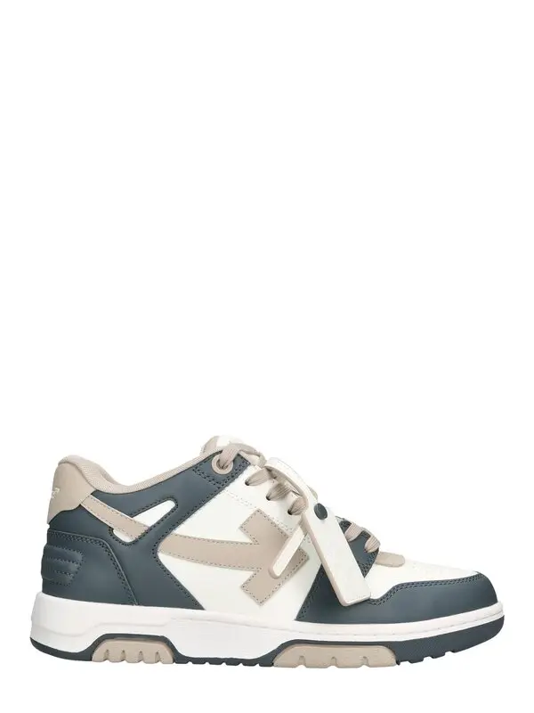 Off-White Leather Out Of Office Sneakers - Blue