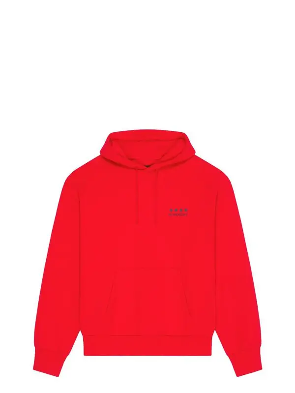 Givenchy Logo Printed Hoodie - Red