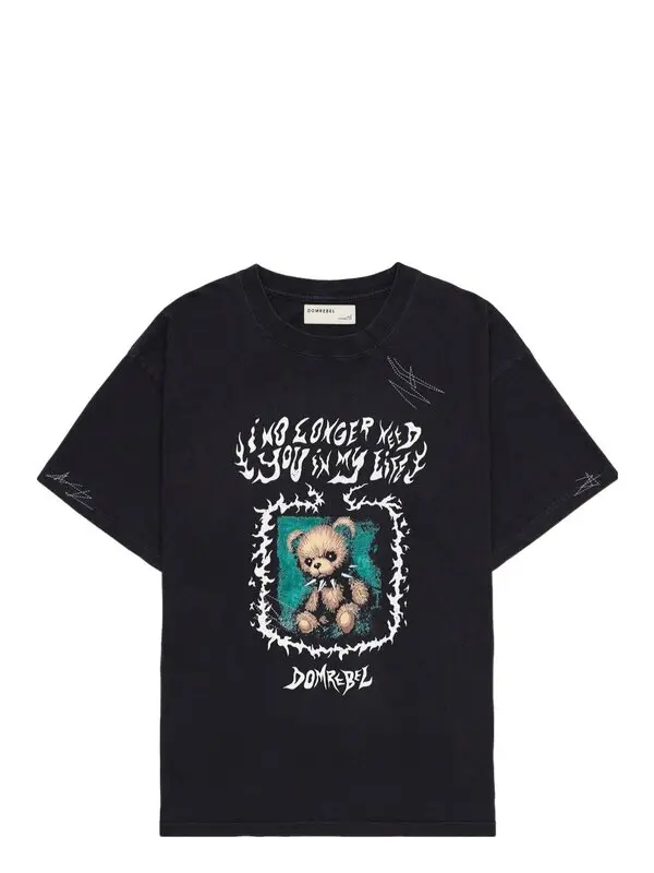DOMREBEL Short-sleeved T-shirt - Black