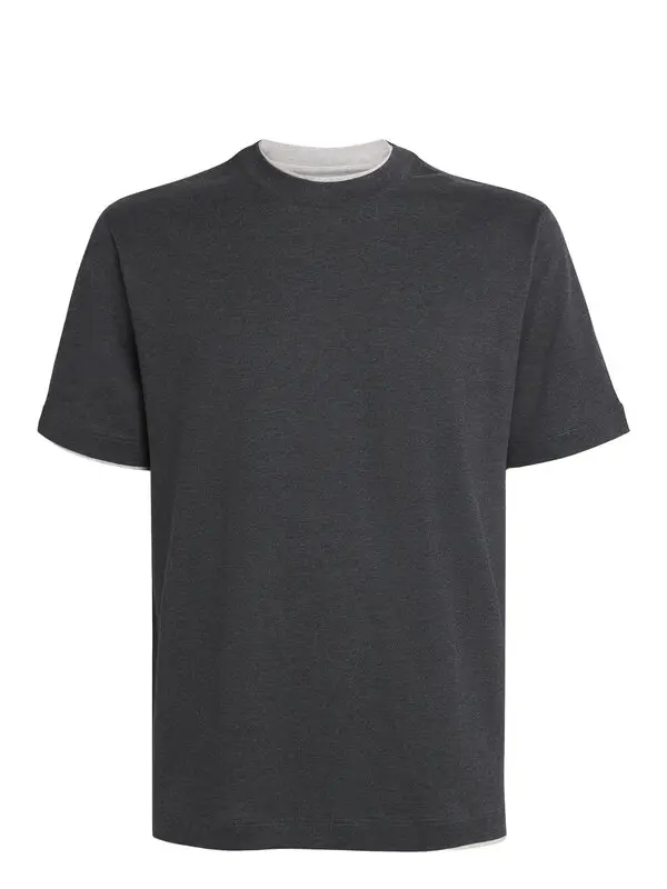 Eleventy Cotton T-shirt - Grey