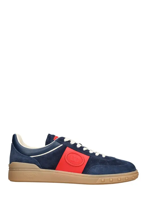 Valentino Garavani Suede Upvillage Low-top Sneakers - Blue