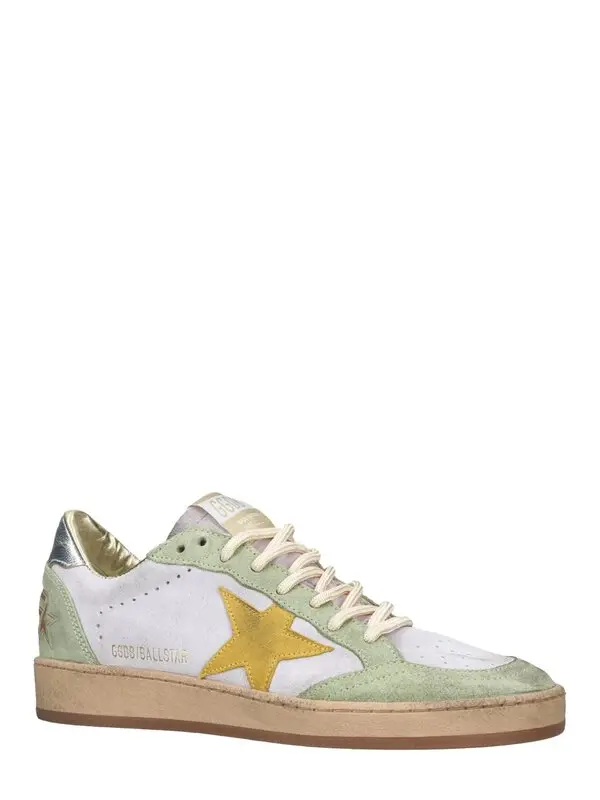 GOLDEN GOOSE Suede Ball Star Sneakers - Purple