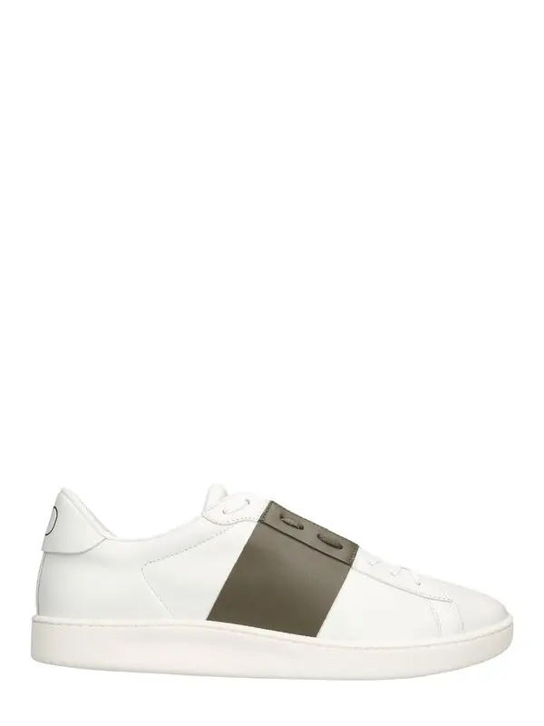 Valentino Garavani Leather Open Royco Sneakers - White