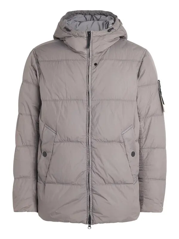 Stone Island Crinkle Reps Ny Puffer Jacket - Grey