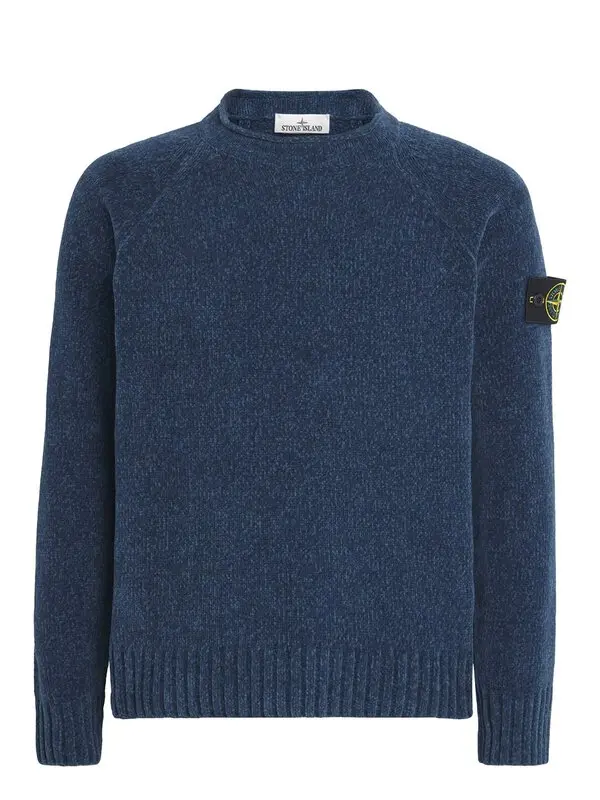 Stone Island Cotton Mélange Sweater - Blue