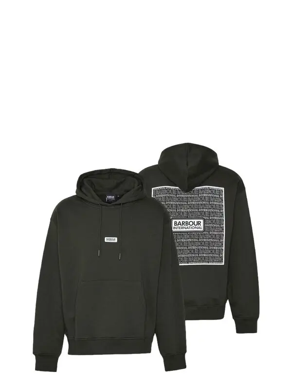 Barbour Lever Graphic Hoodie - Sage