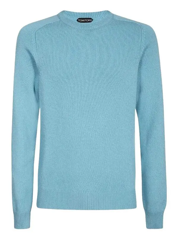 TOM FORD Round Neck Sweater - Blue