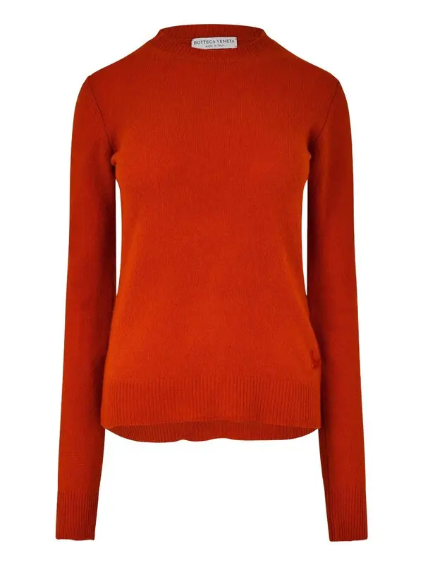 Bottega Veneta Round Neck Sweater - Red