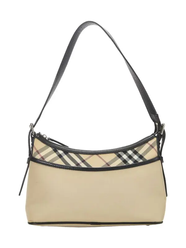 Burberry House Check Shoulder Bag - Beige