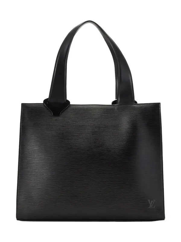 LOUIS VUITTON Epi Gemeaux Tote Handbag - Black